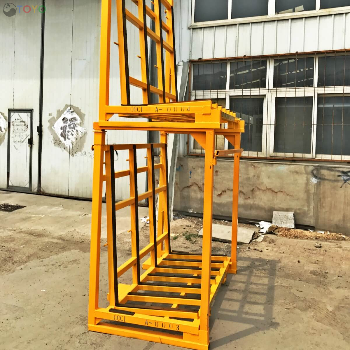 Double-Layer L Frame Glass Rack (Stack-able) - Buy L frame Glass Rack ...