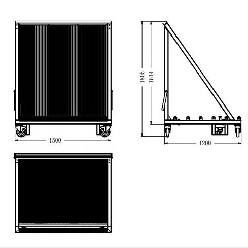 Harp Glass Rack - Buy Harp rack, Glass rack, Glass trolley Product on ...